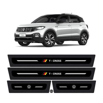 Jogo soleira resinada vw t-cross + blackout (8 peças) - URA - Soleira ...