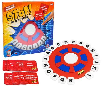 Jogo Stop Trava Letras Tapple Tabuleiro Interativo Adedonha - Polibrinq ...