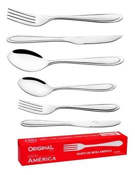 Jogo Talheres Inox 72 Peças Bar/Restaurante Buffet - Original Line ...