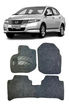 Jogo Tapete Carpete Bordado Honda City 2008 A 2011 - 500.352GRF ...