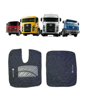 Jogo Tapete Carpete Caminhão Volkswagen Universal Com Logo Bordado ...