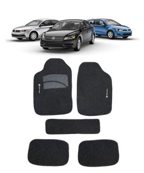 Jogo Tapete Carpete Volkswagen Universal Com Logo Bordado Preto-100 ...