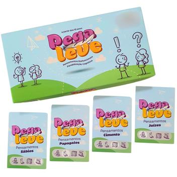 Jogo Terapêutico Pega Leve - Lidando com Pensamentos Disfuncionais - Terapia Criativa - Deck de ...