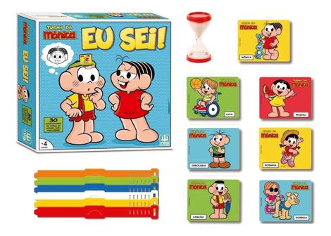 Jogo Turma Da Mônica Eu Sei - NIG - Jogos de Cartas - Magazine Luiza