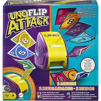 Jogo Uno Flip Attack Atirador De Cartas HXT54 Mattel - Deck de Cartas ...