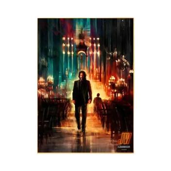 John Wick Capítulo 4 Pôster Do Filme Pintura Em Tela Arte De Parede ...