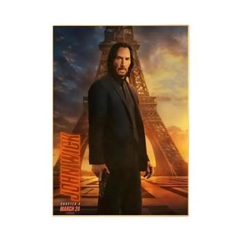 John Wick Capítulo 4 Pôster Do Filme Pintura Em Tela Arte De Parede ...