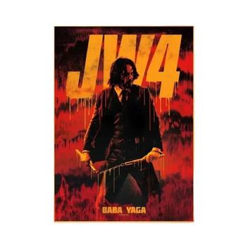John Wick Capítulo 4 Pôster Do Filme Pintura Em Tela Arte De Parede ...