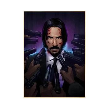 John Wick Capítulo 4 Pôster Do Filme Pintura Em Tela Arte De Parede ...