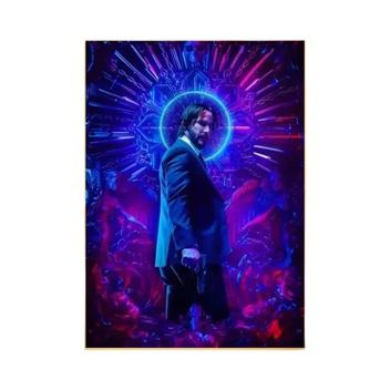 John Wick Capítulo 4 Pôster Do Filme Pintura Em Tela Arte De Parede ...