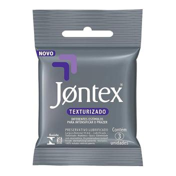 Jontex preservativo texturizado com 3 unidades - RECKITT - Preservativo ...