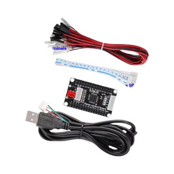 Joystick Codificador USB 5 Pin 28mm para PC, PS3, Switch, Raspberry Pi ...