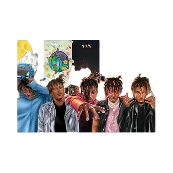 Juice Wrld Hip Hop Rapper Abstrato Pintura Em Tela Arte De Parede ...