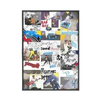 Juice WRLD Hip Hop Rapper Música Álbum Capa Pintura Em Tela Arte ...