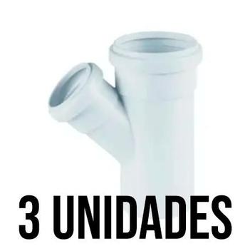 Junção Esgoto Primário 75 mm. PVC Plastubos - Emenda para Calha ...