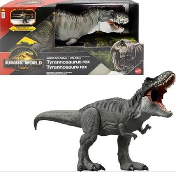 Jurassic World Rebirth Tiranossauro Rex T-Rex Super Colossal 99 cm ...