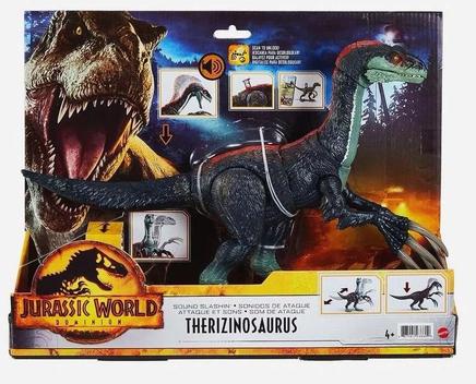 Jurassic World - Som de Ataque Therizinosaurus Gwd65 - MATTEL - Bonecos ...