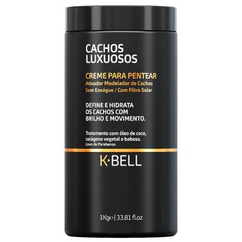 K-Bell Cachos Luxuosos - Creme Para Pentear Ativador e Modelador 1kg - Ativador de Cachos ...