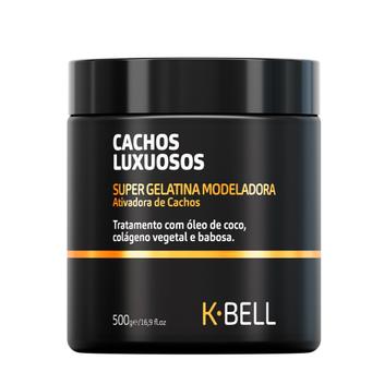 K-Bell Cachos Luxuosos Gelatina Modeladora 500g - KBell - Ativador de Cachos - Magazine Luiza