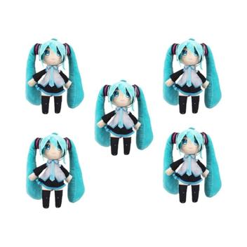 Kawaii Hatsune Miku Bonecas De Pelúcia 5 Peças De Brinquedos De ...