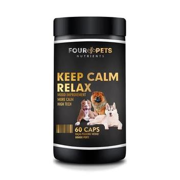 Keep calm relax - four pets 60 cápsulas - Nutricosméticos - Magazine Luiza