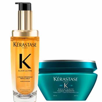 Kérastase Kit - Óleo Capilar + Máscara de Tratamento para Reconstrução ...