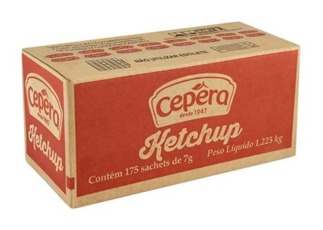 Ketchup Cepêra - caixa c/ 154 saches de 7g - Ketchup - Magazine Luiza