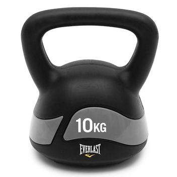 Kettlebell 10Kg Everlast Revestido PVC De Alta Resistência - Kettlebell ...