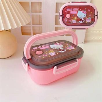 Kids Office Portátil Disney Stitch Bento Box Dupla Camada De Alta ...