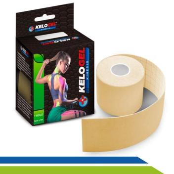 Kinesio Tape Fita Bandagem Elástica Funcional Sport Adesiva 5cmx5m Pós ...