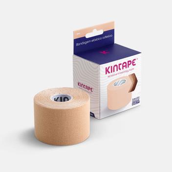 Kintape Sensitive Kinesiology Tape 5cm x 5m - Basic Bege - Kintape - Bandagem - Magazine Luiza