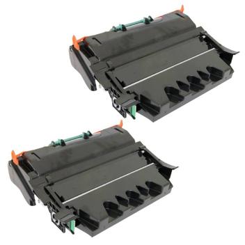 Kit 02 cartucho de toner t654 Compatível para impressora lexmark T650 ...