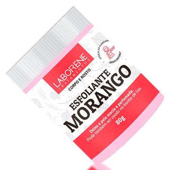 Kit 02 Esfoliante Corporal E Facial Morango Laborene 80g - Esfoliante ...