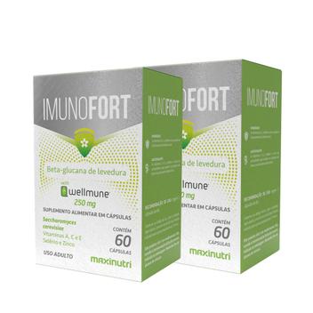 Kit 02 Imunofort Wellmune Vitaminas 250mg Maxinutri 60 Cap - Kit de ...
