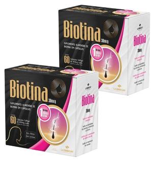 Kit 02 Suplemento Biotina 60Cps - La San Day - Lan San Day - Colágeno ...