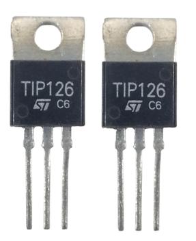 Kit 02 transistor tip126 80v 5a 2w - antigo original st - ST MICROELETRONICS - Transistor ...