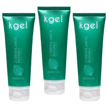 KIT 03 Géis Lubrificante Intimo de Menta 80g Seguro e Discreto ...