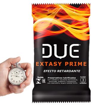 Kit 03 Preservativo Due Efeito Retardante 52Mm Extasy Prime ...