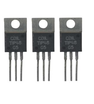 Kit 03 transistor tip48 300v 1a 100mhz antigo original cdil - Transistor - Magazine Luiza