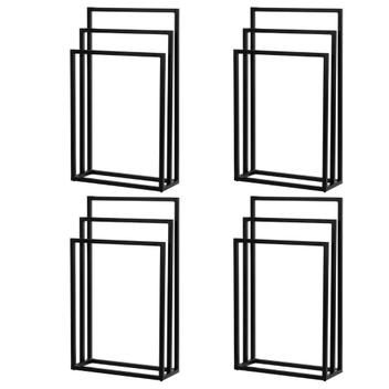 Kit 04 Porta Toalha Toalheiro de banho Lena Para Chão do Banheiro 3 em ...