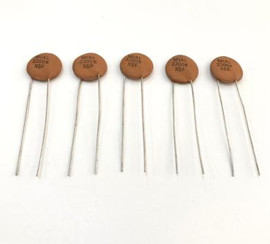 Kit 05 Capacitor Ceramico 2200pf 2200k X5F 1kv - Mial - Capacitor ...