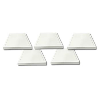 Kit 05 Plafon 24w Sobrepor Quadrado Led Multicolor Painel Comercial ...