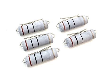 Kit 05 Resistor de Potência 10R 5% 5W Filme de Carbono - Materiais ...