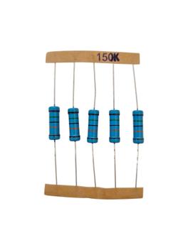 Kit 05 resistor de precisão 150k 1% 3w - GENERICA - Materiais Elétricos ...