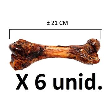 Kit - 06 Osso Fêmur/Úmero Suino Natural Defumado - "Canelinha" - PLURI-PET - Osso - Magazine Dcosta
