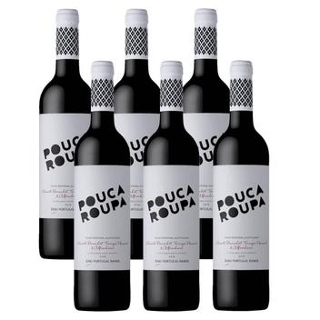 Kit 06 Unidades Vinho Pouca Roupa Tinto 750Ml - Vinho - Magazine Luiza