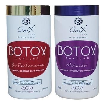 Kit 1 Botox Matizante E 1 Botox Normal - Ônix Liss - Cuidados com o ...