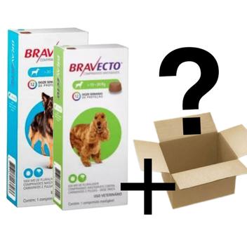 Kit 1 Bravecto 10-20Kg 500Mg + 1 Bravecto 20-40Kg 1.000Mg Comprimido Anti Pulgas e Carrapatos ...