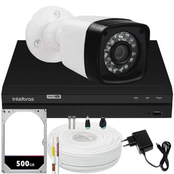 Kit 1 camera seguranca 2 mega Full HD ir dvr Intelbras 1104 - Intelbras ...