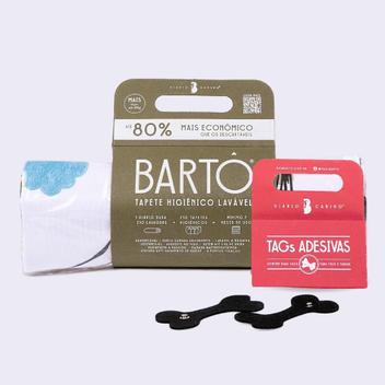 KIT 1 Diário Canino Mais B.ART + Tags Adesivas de Piso e Parede - BARTÔ ...